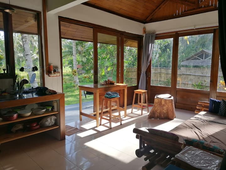 Maison Calme Face Aux Rizières - Pangandaran