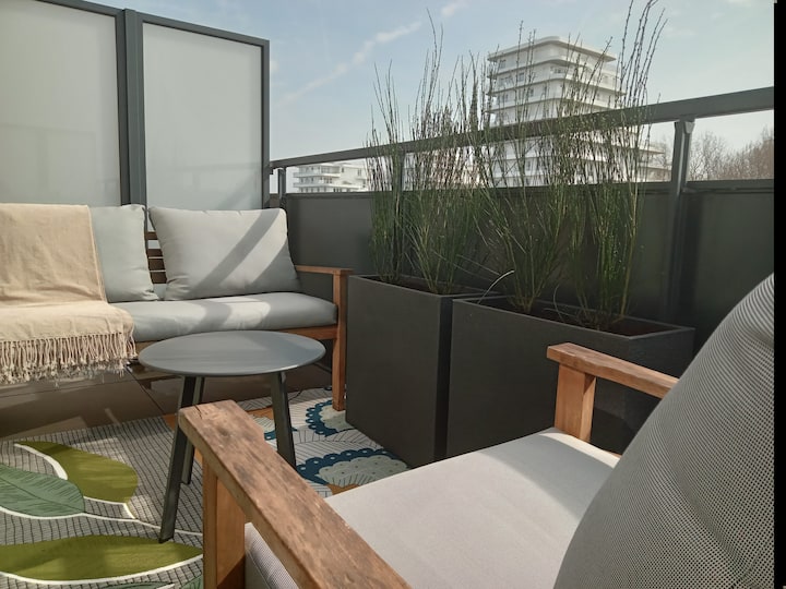 Studio D'architecte - Plage|terrasse|parking Privé - Malo-les-Bains