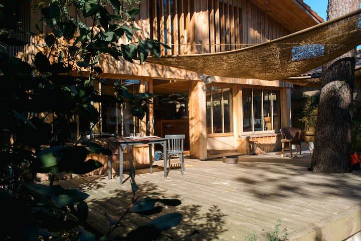 Maison D'architecte, Esprit Cabane, Mer à Deux Pas - Bassin d'Arcachon