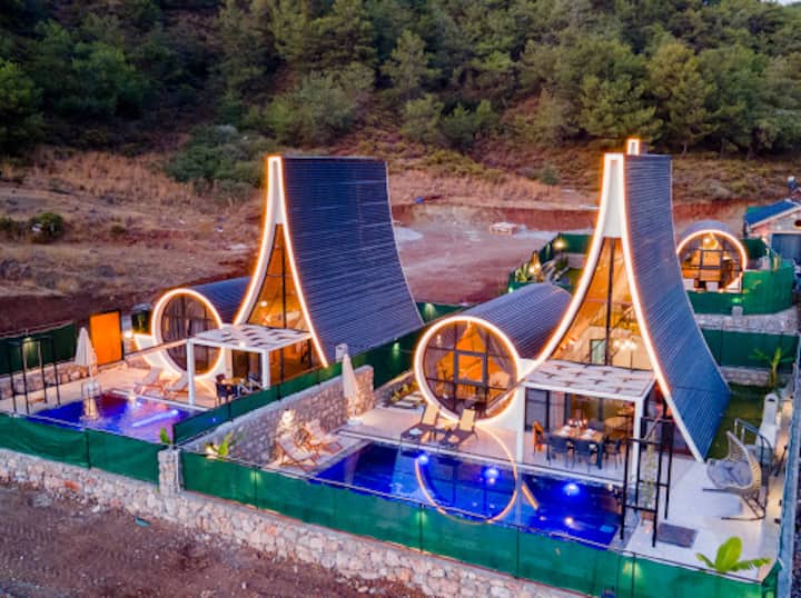 Fethiyede çAlışda Muhteşem öTesi Japon Villalari - Fethiye