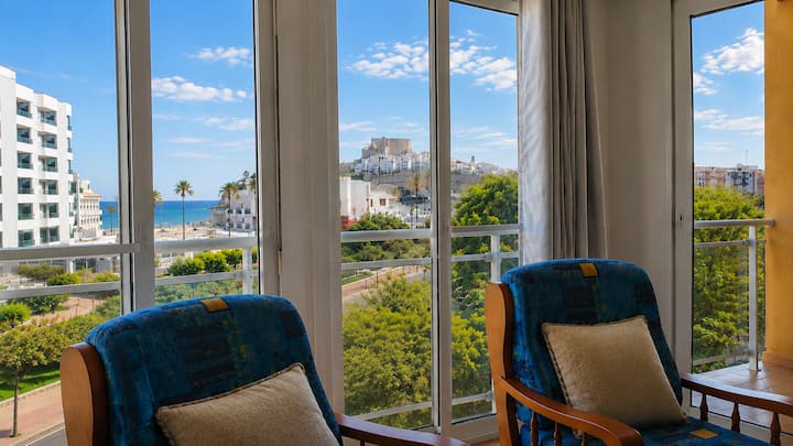 Vistas Al Castillo Y Al Mar · Terraza · Parking - Benicarló