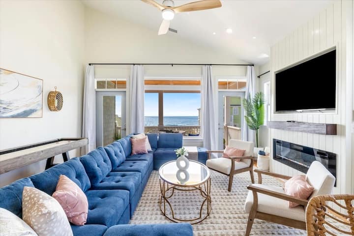Ocean Views-private Heated Pool & Hot Tub-3 Kings! - Carolina Beach, NC