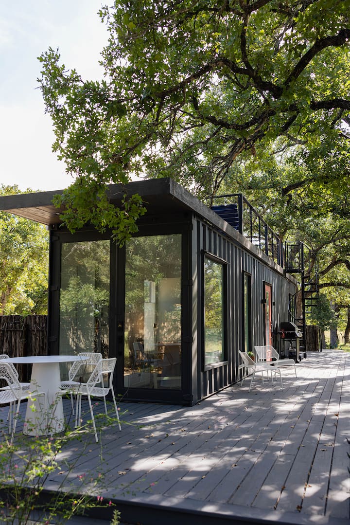 Modern Container, Pool, Nature, Wine, Hill Country - Fredericksburg, TX
