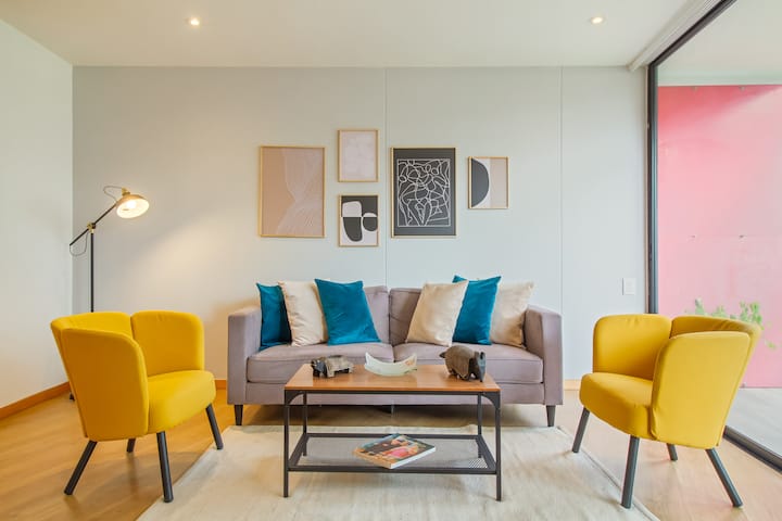 100% Location | 3min->leras | Self Check-in |Washr - Medellín, Colombia