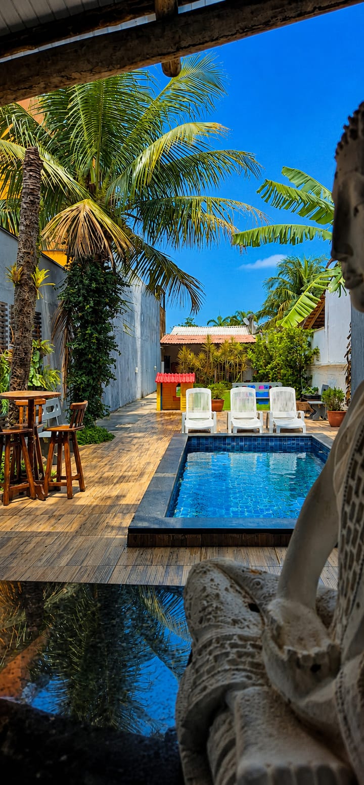 Casa Há 650 Da Praia De Maresias Flat 4 - São Sebastião