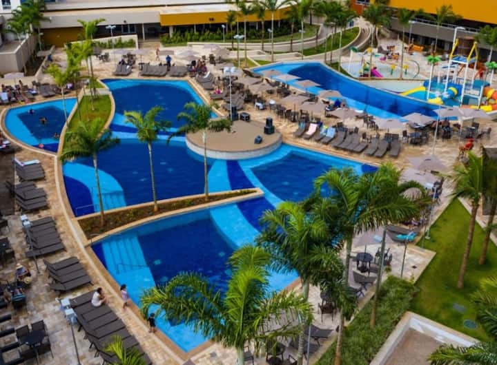 Apto. Em Resort, 2 Quartos, Para Até 7 Pessoas - Olímpia