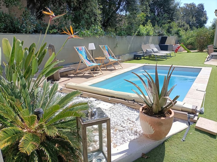 Maison 8 Pers. 4 Ch. Piscine Mer Plage - Costa Azul