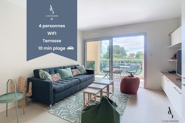 Les Genêts * 2 Chambres * Terrasse * Climatisé - Le Cannet