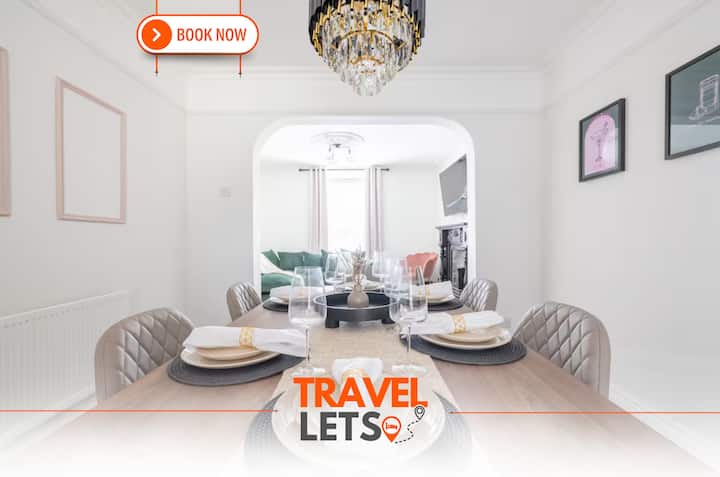 Modern 3br House - 6 Guests,central,stylish,wifi - Derry