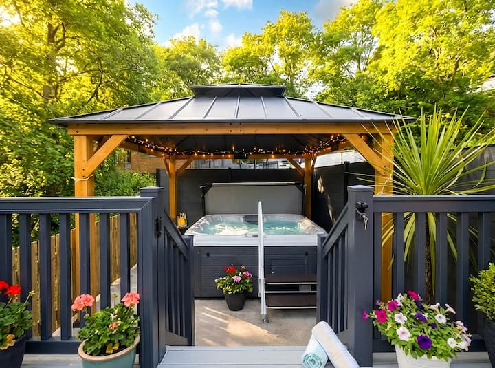 Celtic Orchard Lodge With Hot Tub - Beddgelert