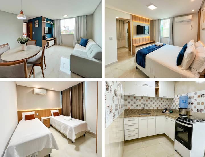 Ap 2 Quartos Ar-condicionado E Vaga De Garagem - Natal