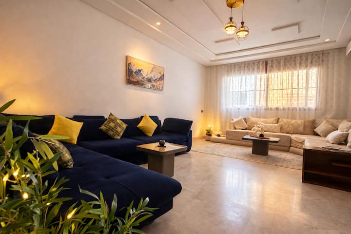 Appartement Chic 3 Chambres Haut Founty Agadir - Agadir