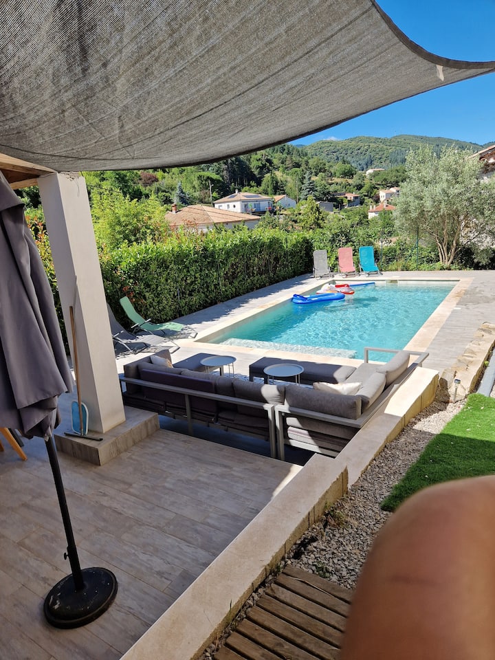 Grande Villa Avec Piscine - Le Vigan