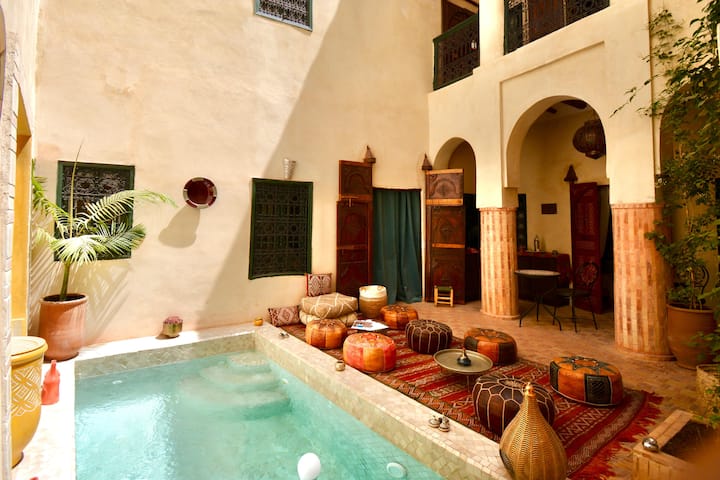 Chambre 2 Pers Sur Patio - Adulte Only - Marrákes