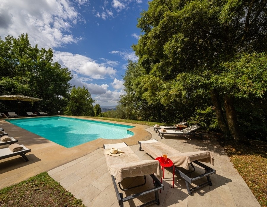 Villa toscane historique avec piscine panoramique - Maisons à louer à ...