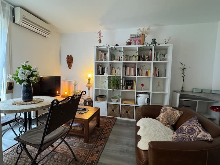 Logement Au Calme, Clim, Parking Privé Sécurisé - Perpignan