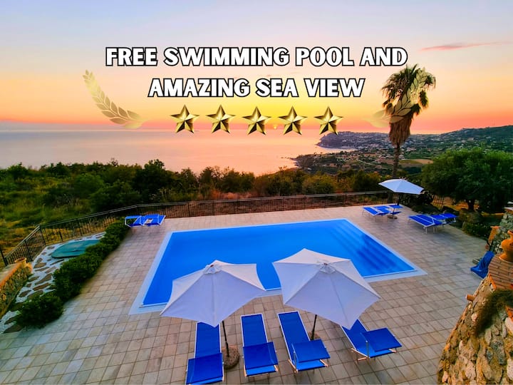 Apt2 Increíble Vista Al Mar Con Piscina Exclusiva - Tropea