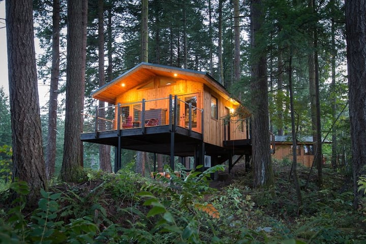 Ada Luxury Tree House In Heart Of Washington - Carson, WA