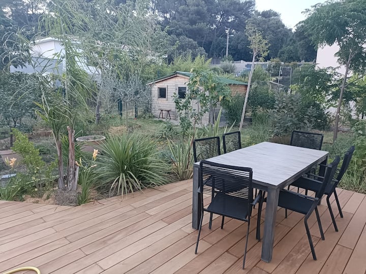 Villa Moderne 8p - Clim, Vue Campagne & Calme - ニーム