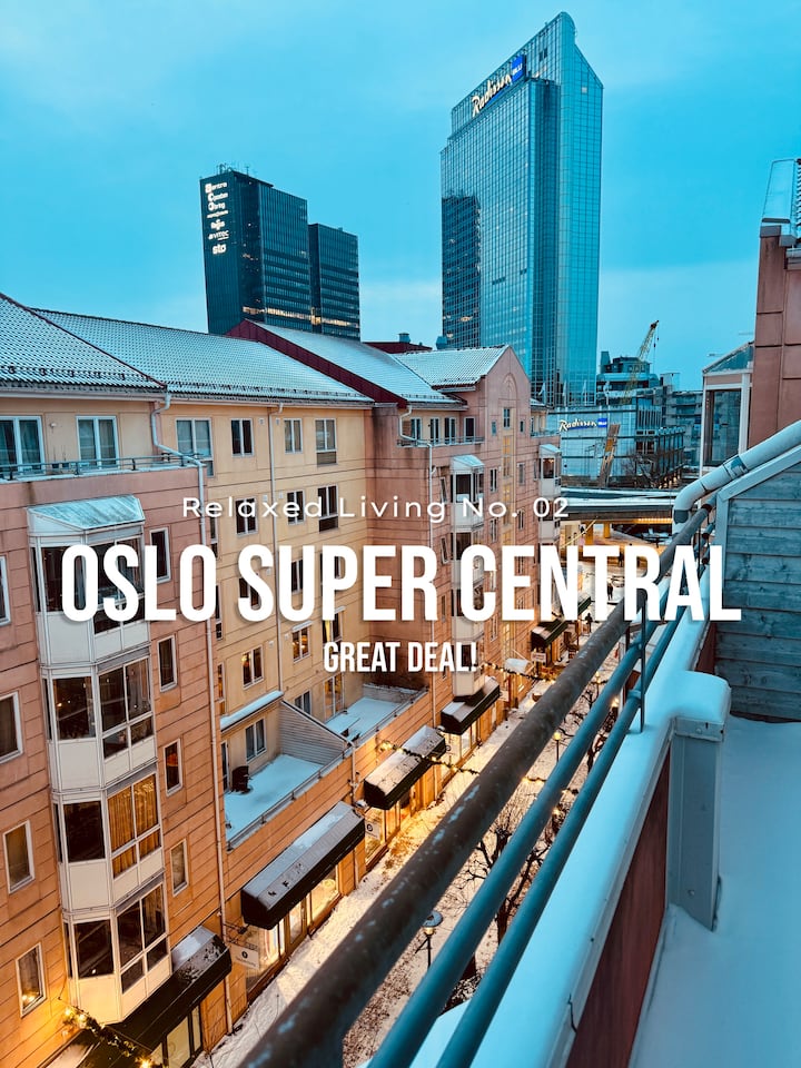 Oslo Super Central Great Deal Relaxed Living No 2 - Oslo