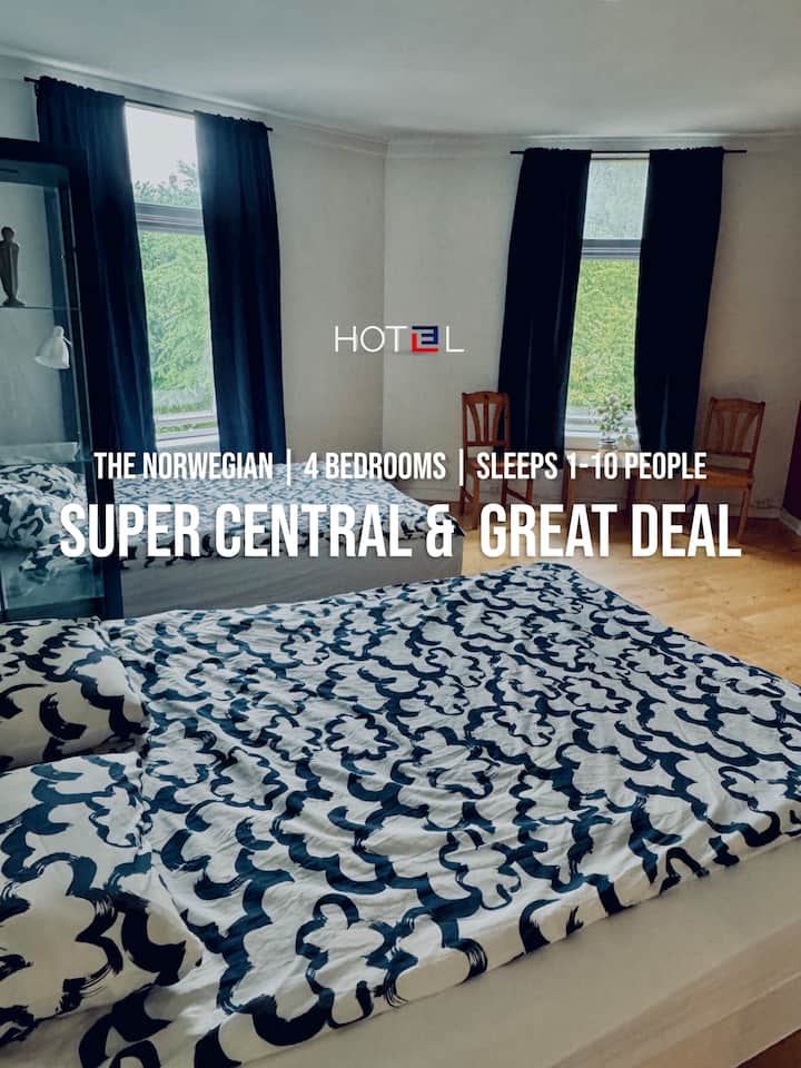 The Norwegian Oslo Super Central 1-8 People Deal! - Oslo
