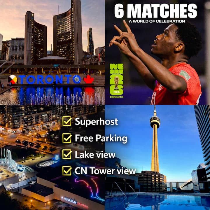 Rogerscenter Mtcc 2b2b Lake&cn Tower View Parking - Toronto