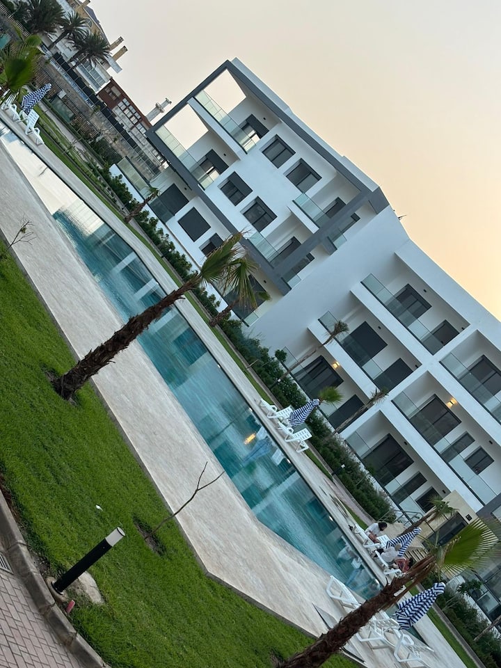 Appartement Sans Vis à Vis Avec Vue Mer à Mansoria - Morocco