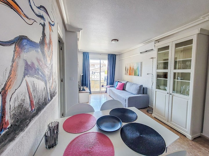 2 Sypialnie, 180 M Od Plaży, Basen I Parking, Wifi - Torrevieja