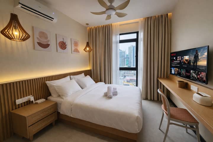 Kl Bali Home (2r2b) 4 Pax + 5 Min Drive To Klcc - Kuala Lumpur