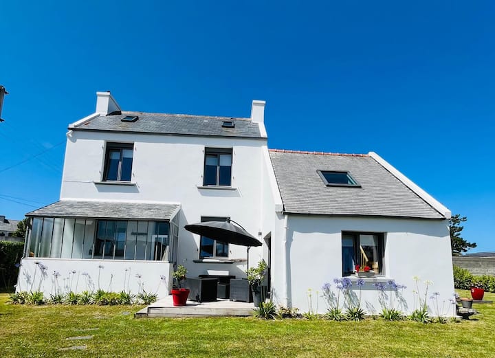Jolie Maison Entre Port Et Plage - Ploudalmézeau