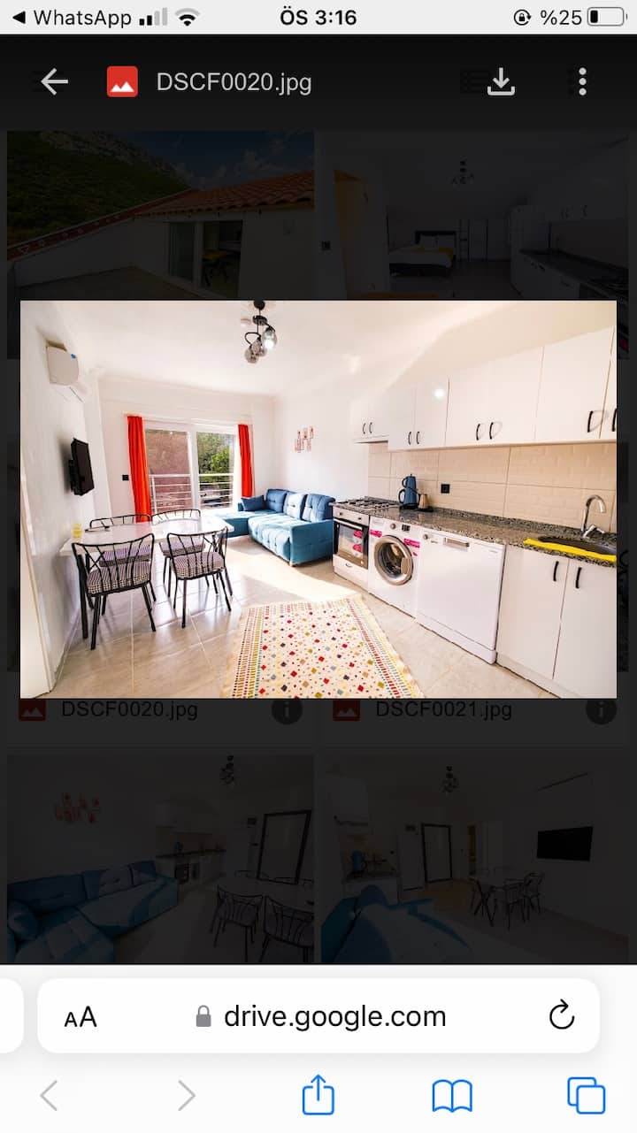Gökkuşağı Pansiyon/ Mor Daire - Kaş