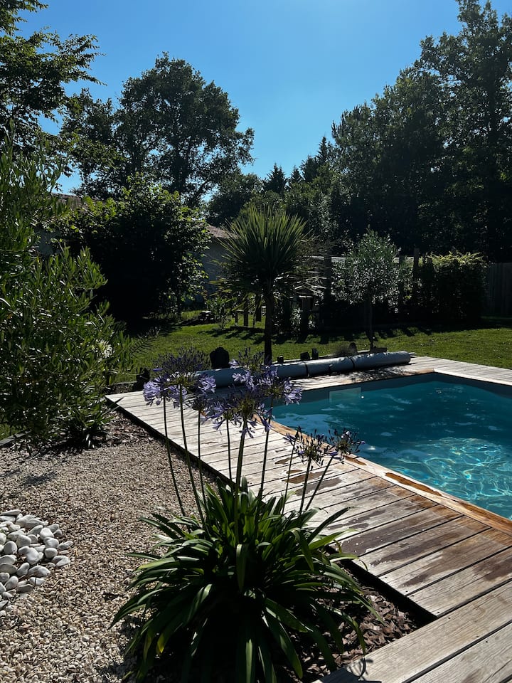 Maison Avec Jardin Et Piscine - Labouheyre