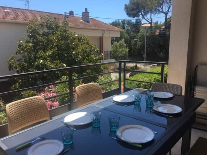 Haut De Villa  T4- 84m2
2 Parkings, Clim, Balcons - Les Issambres