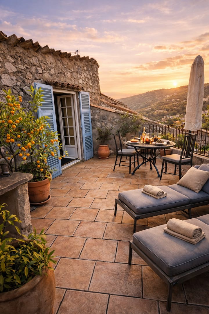 Maison Historique Toit Terrasse à St Paul De Vence - Saint Paul de Vence
