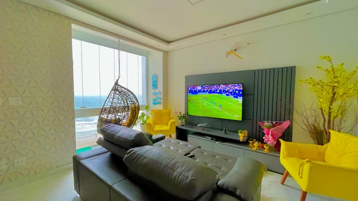 Apto Moderno, Frente Ao Mar! - Guarujá