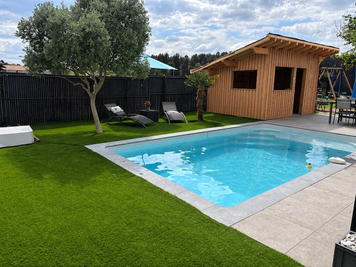 Maison Avec Piscine Proche Bassin D’arcachon - Mios
