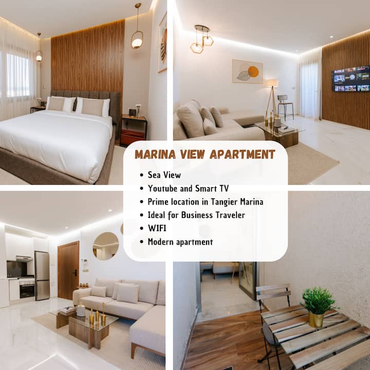Appartement Vue Sur Mer à Coté De Marina Bay - Tanger