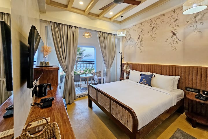 Sea Gadabout- Surfshack 1 Lux Sea View Stay - ポンディシェリー