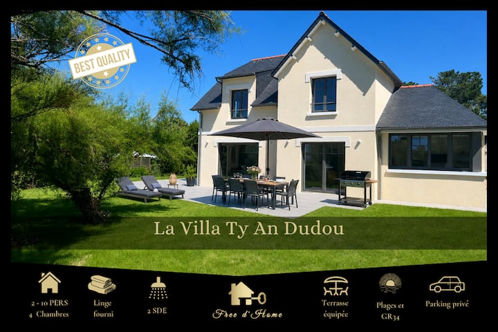 La Villa Ty An Dudou Luxe & Confort, Plages, Gr34 - Guidel
