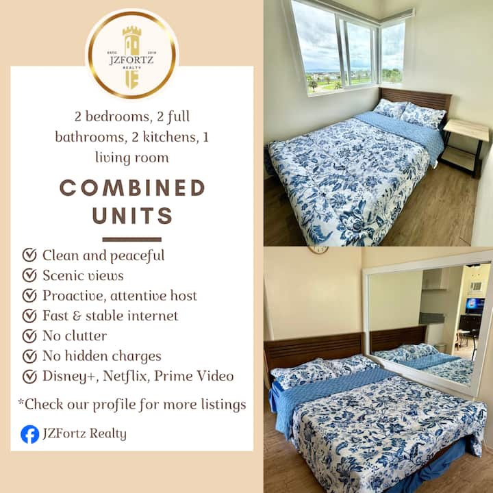 Combined & Spacious Units+400mbps+netflix+disney - Silang