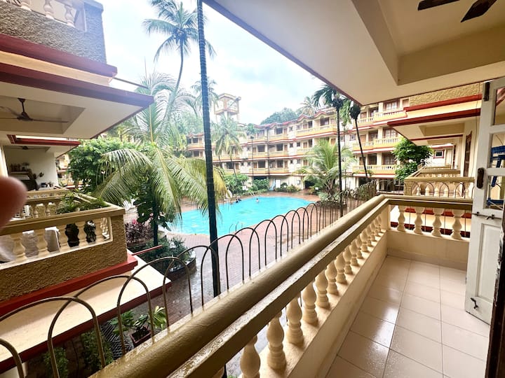 Zion-1bhk By Godreamingstay | Walk To Beach | Wifi - Goa