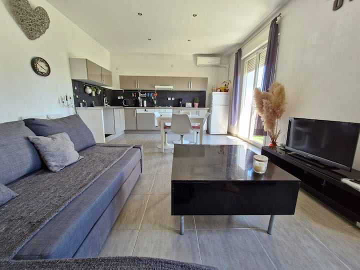 Charmant T3 à 3 Min De La Plage - La Garde