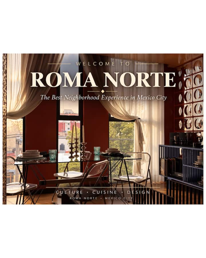 Résidence Soignée De Deux Chambres à La Roma Norte - Mexico City