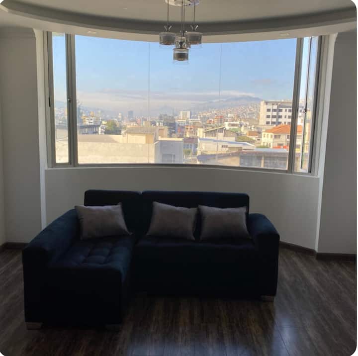 3br Apt Panecillo Views + Secure + Central - 키토