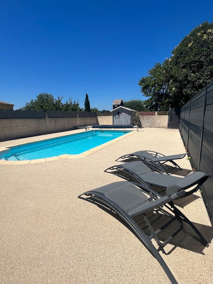 Gîte Menthe*clim*piscine*jeux D’enfants - Suze-la-Rousse