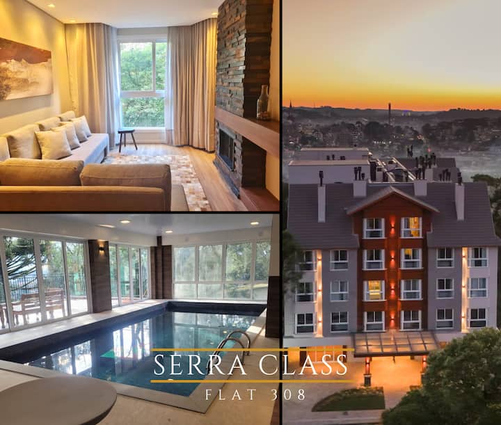 Flat Estilo Hotel – Lareira, Piscina E áRea Kids - Rio Grande do Sul