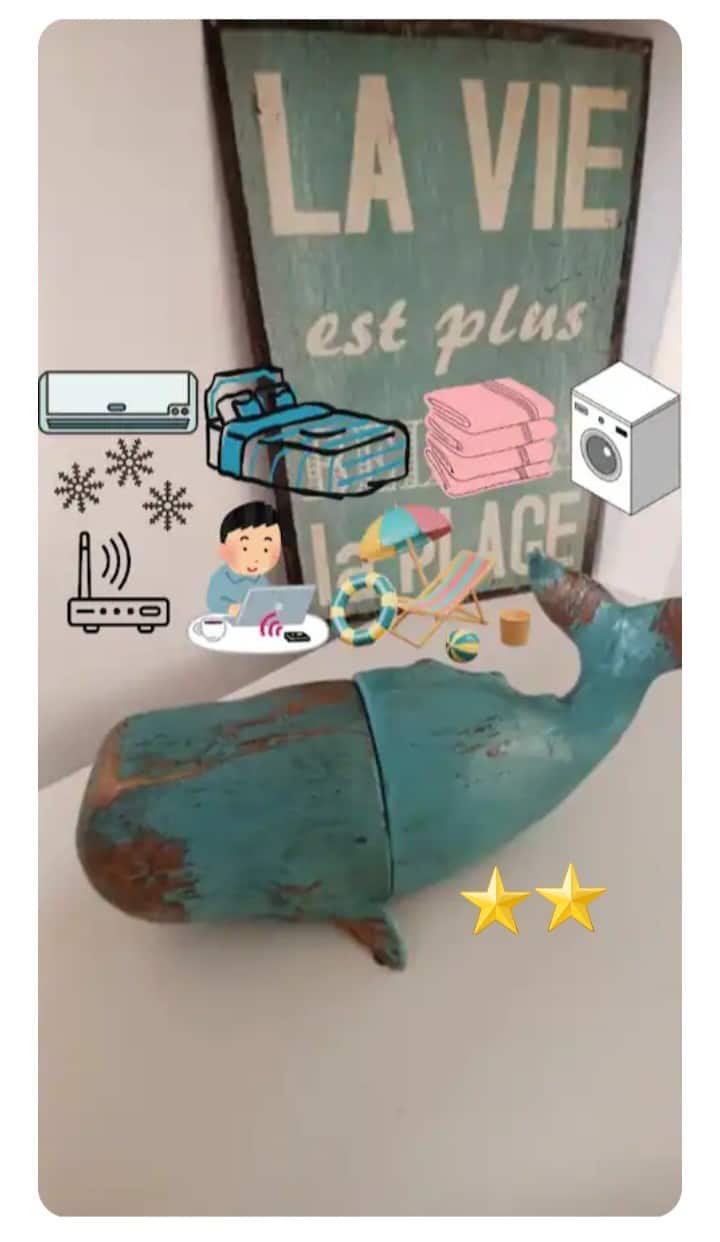 Tout à Pieds/vélos Maisonnette *2*, 2ch Clim Fibre - Île d'Aix