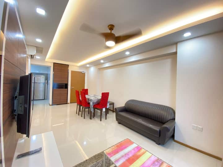 Two Cozy & Full Equipped Bedroom - Pasir Ris