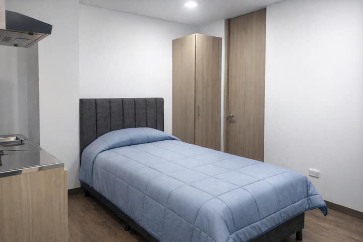 Mini Loft Moderno | Cerca Corferias | Baño Privado - Bogota