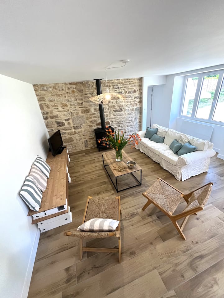 Longère Bretonne+ Jardin, Plages Et Gr34 à 7min - Île-Tudy